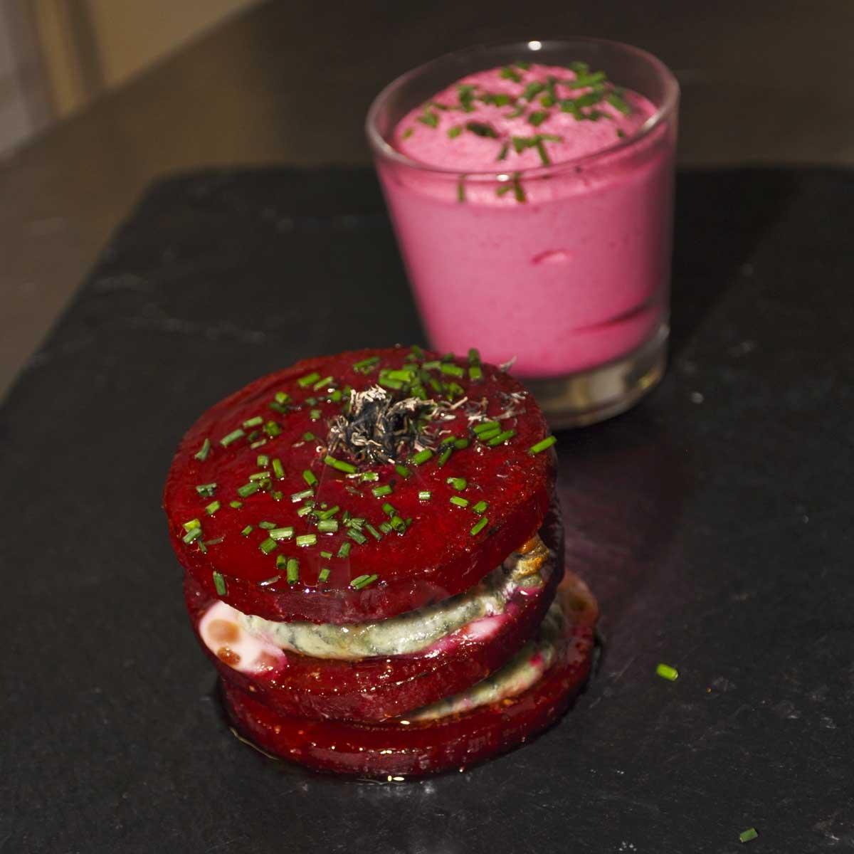 Recette mille feuilles de betterave - Cuisine / Madame Figaro