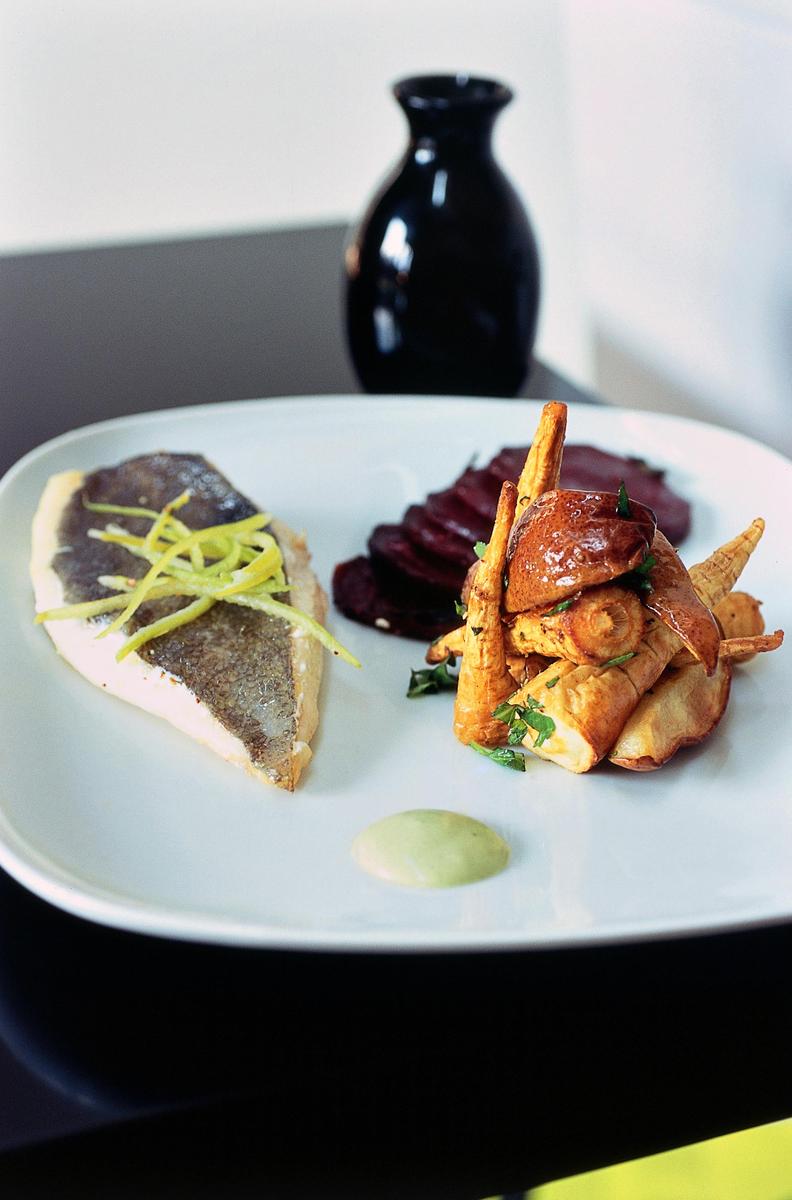 Recette saint-pierre aux panais, poires et betteraves - Cuisine ...