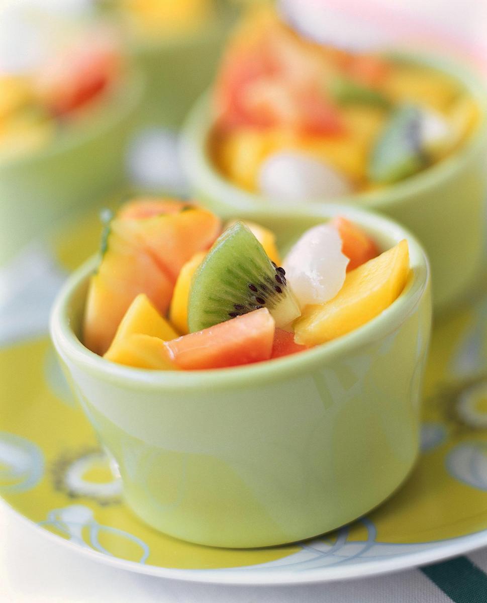 Recette salade de fruits exotiques - Cuisine / Madame Figaro