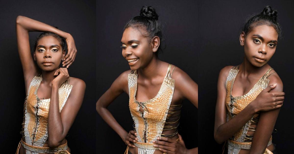 Magnolia, première Aborigène à concourir aux sélections de Miss Monde