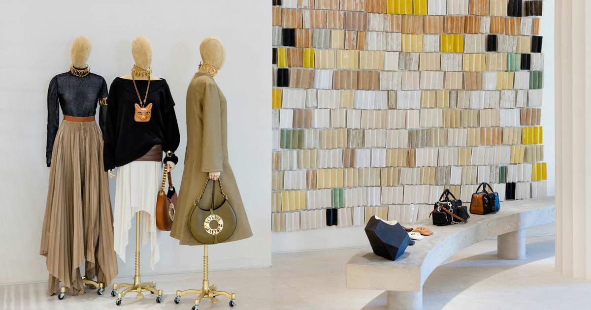 Loewe, une autre idée du luxe dans un flagship radical