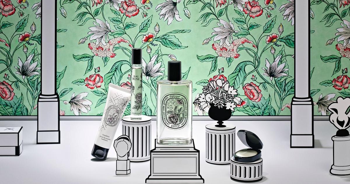 Antoinette Poisson habille la collection Rosa Mundi de Diptyque
