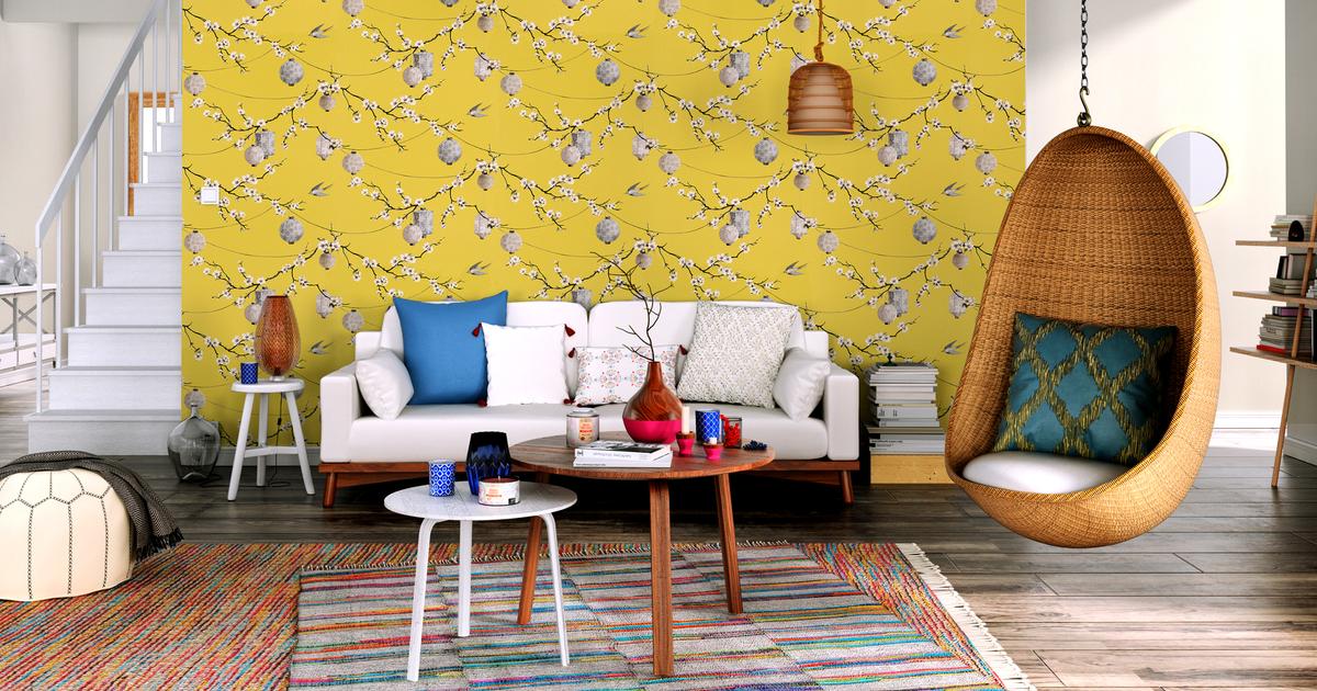 Pour réveiller la maison, place au jaune