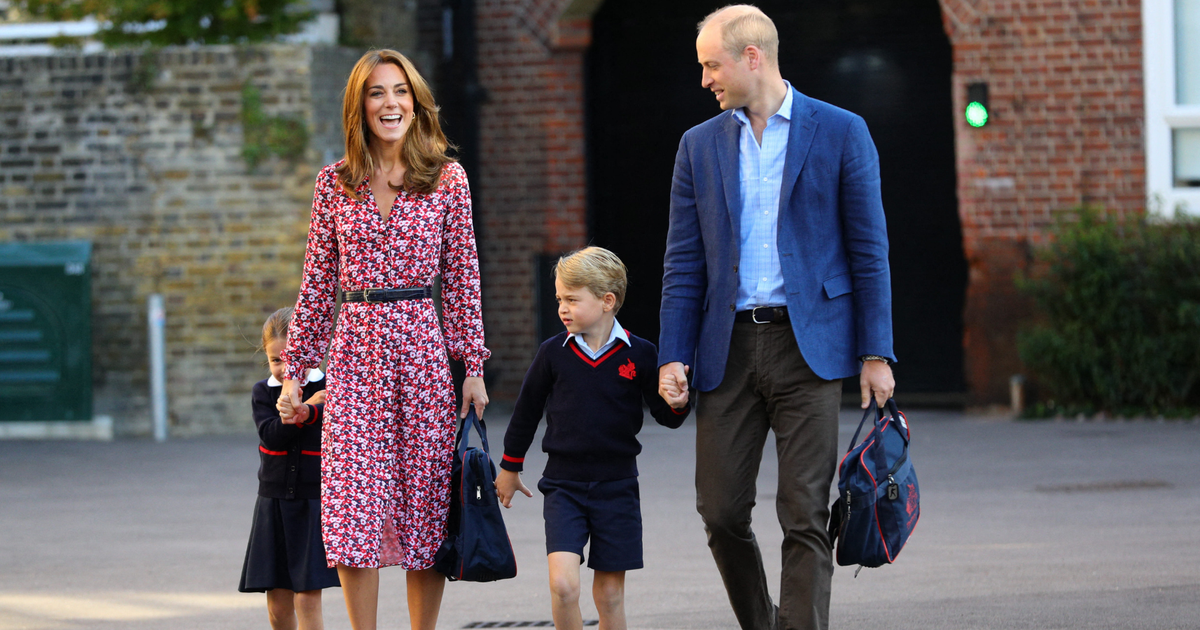 En vidéo, la princesse Charlotte fait une timide rentrée des classes