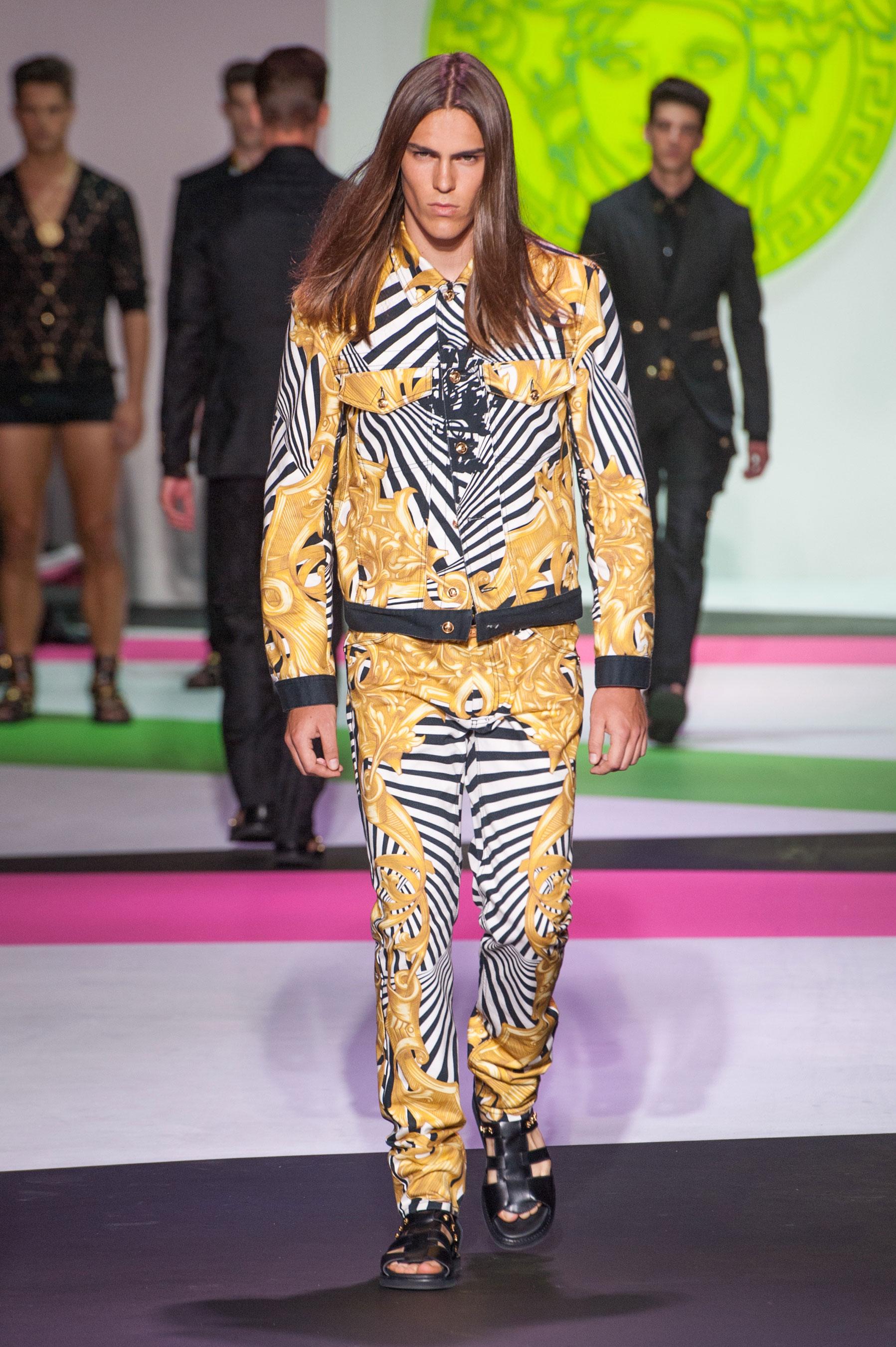 Défilé Versace Printemps-été 2014 Homme - Madame Figaro