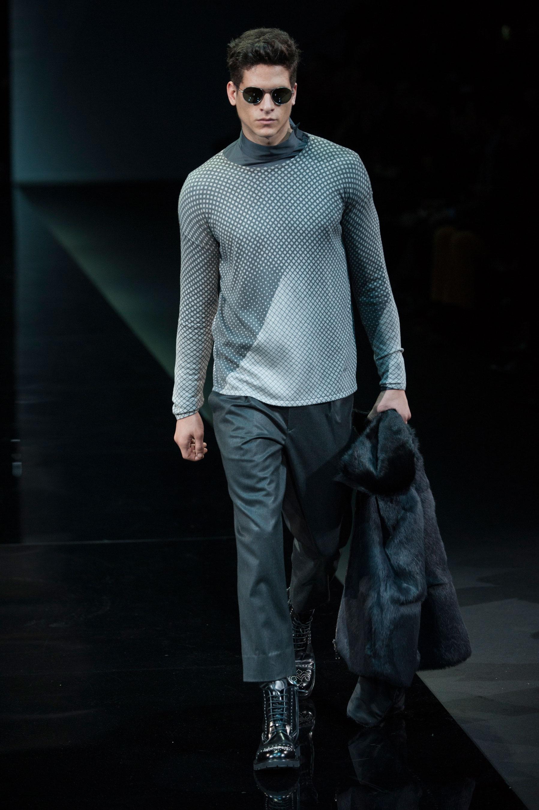 Défilé Emporio Armani Automne-hiver 2014-2015 Homme - Madame Figaro