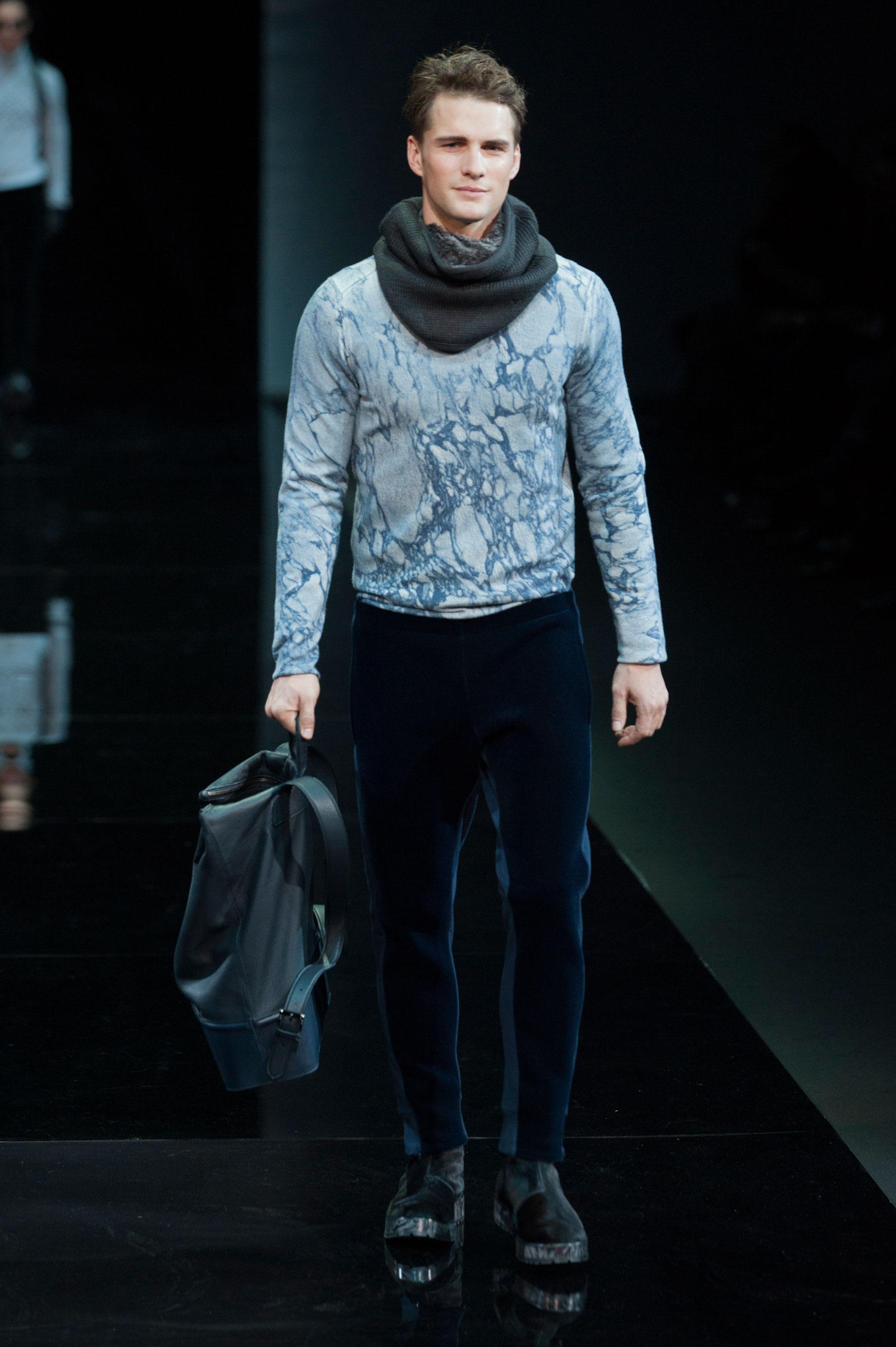 Défilé Emporio Armani Automne-hiver 2014-2015 Homme - Madame Figaro