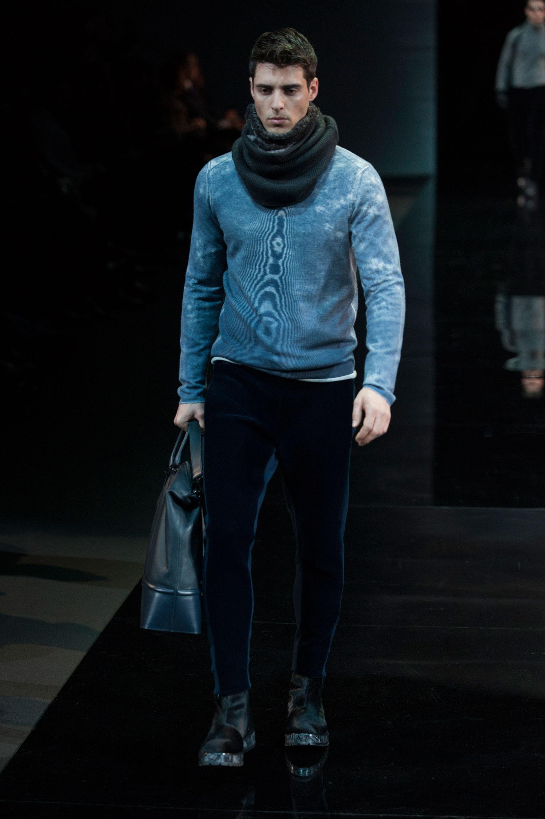 Défilé Emporio Armani Automne-hiver 2014-2015 Homme - Madame Figaro