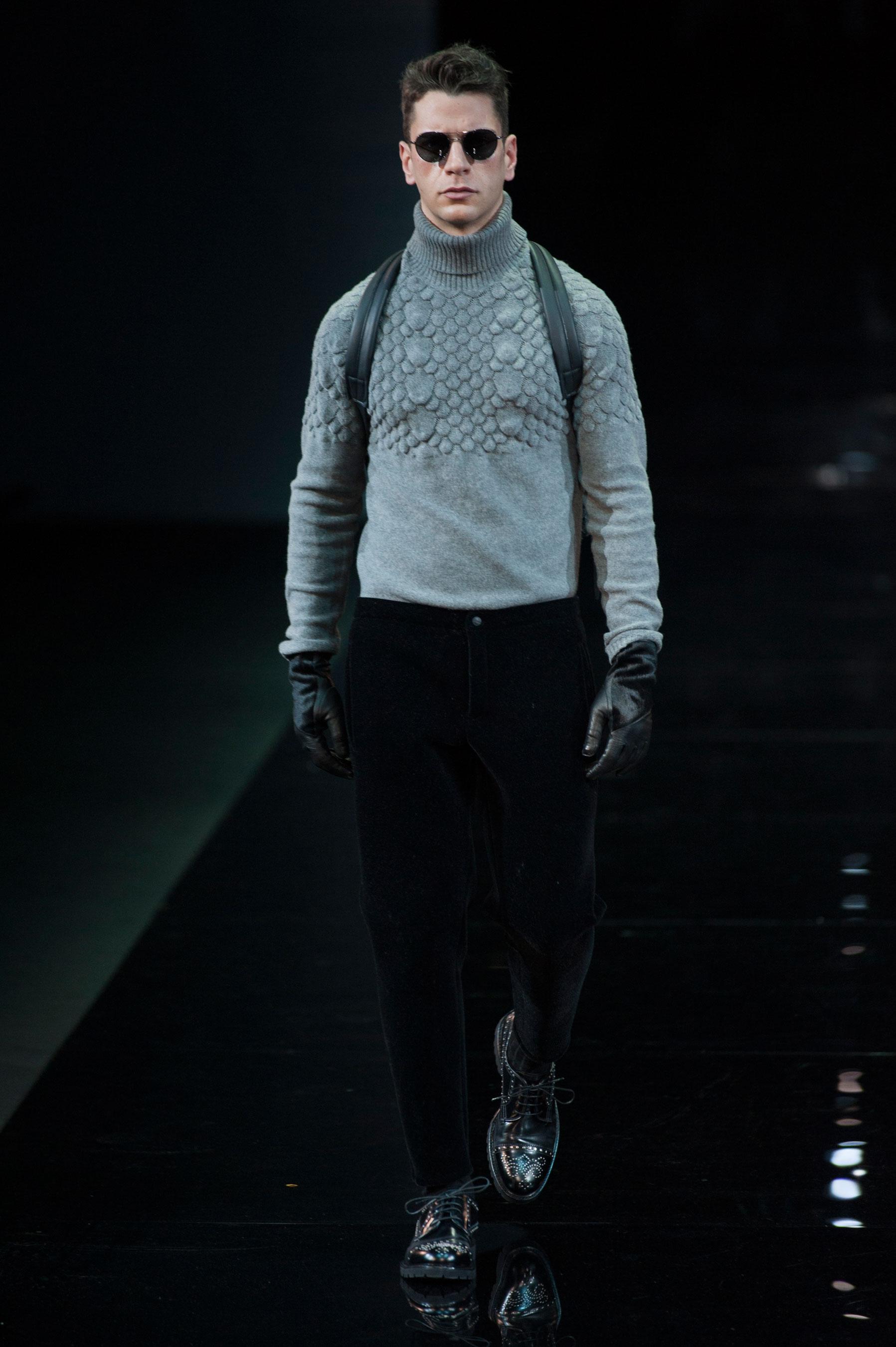 Défilé Emporio Armani Automne-hiver 2014-2015 Homme - Madame Figaro