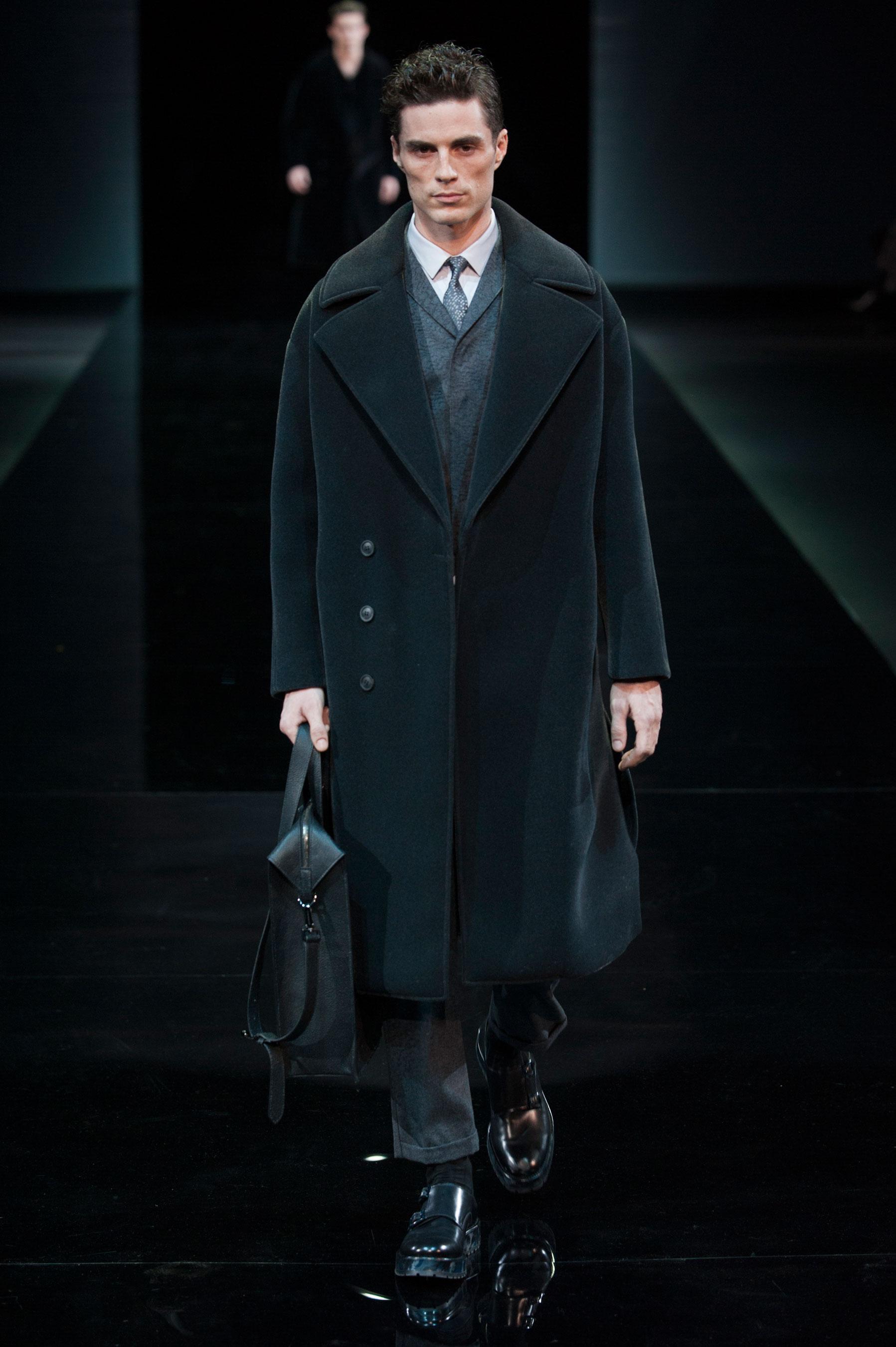 Défilé Emporio Armani Automne-hiver 2014-2015 Homme - Madame Figaro