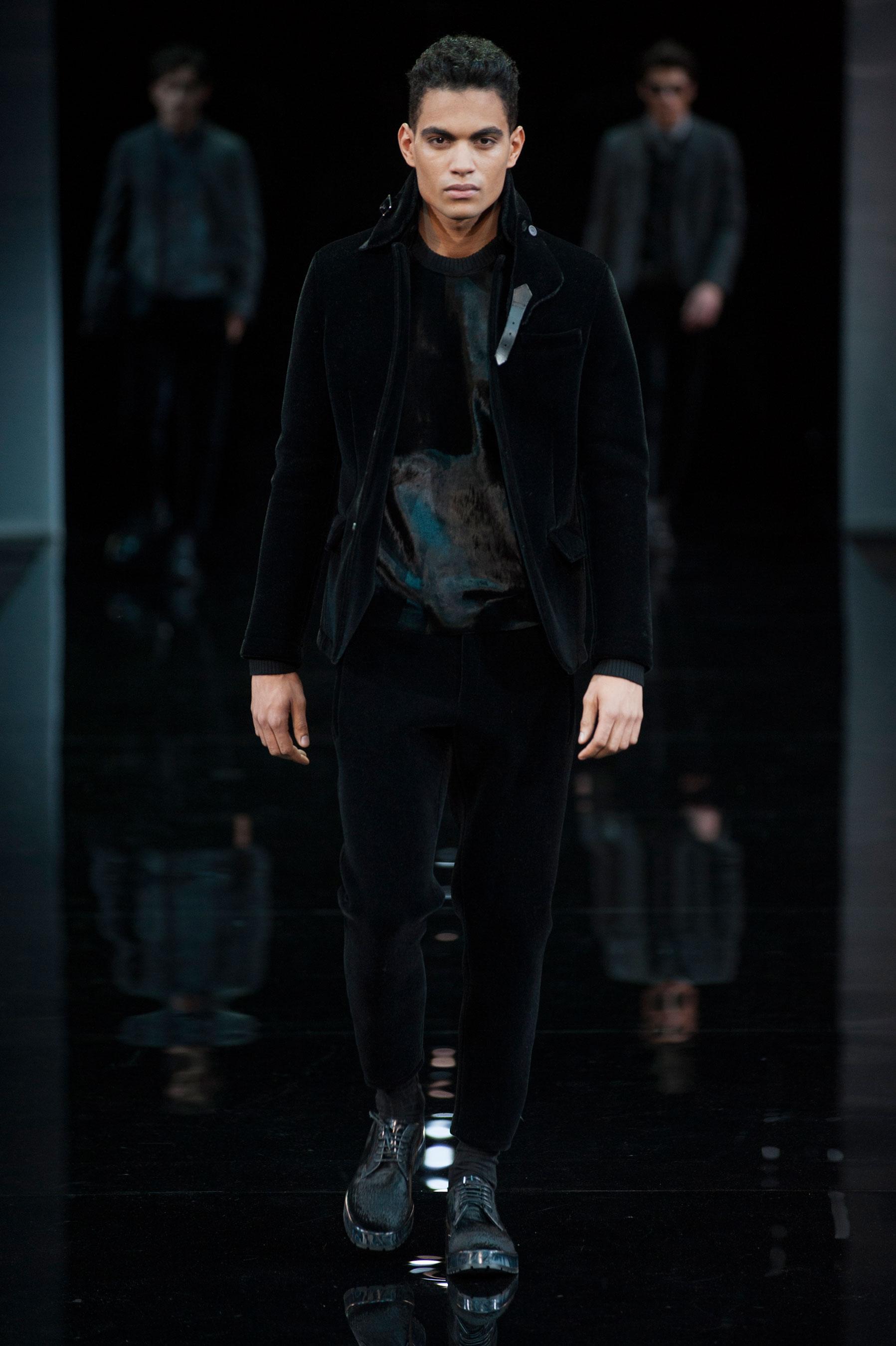 Défilé Emporio Armani Automne-hiver 2014-2015 Homme - Madame Figaro