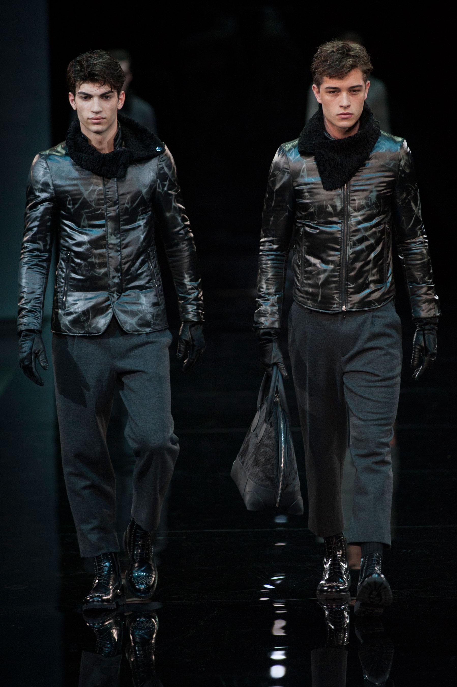Défilé Emporio Armani Automne-hiver 2014-2015 Homme - Madame Figaro