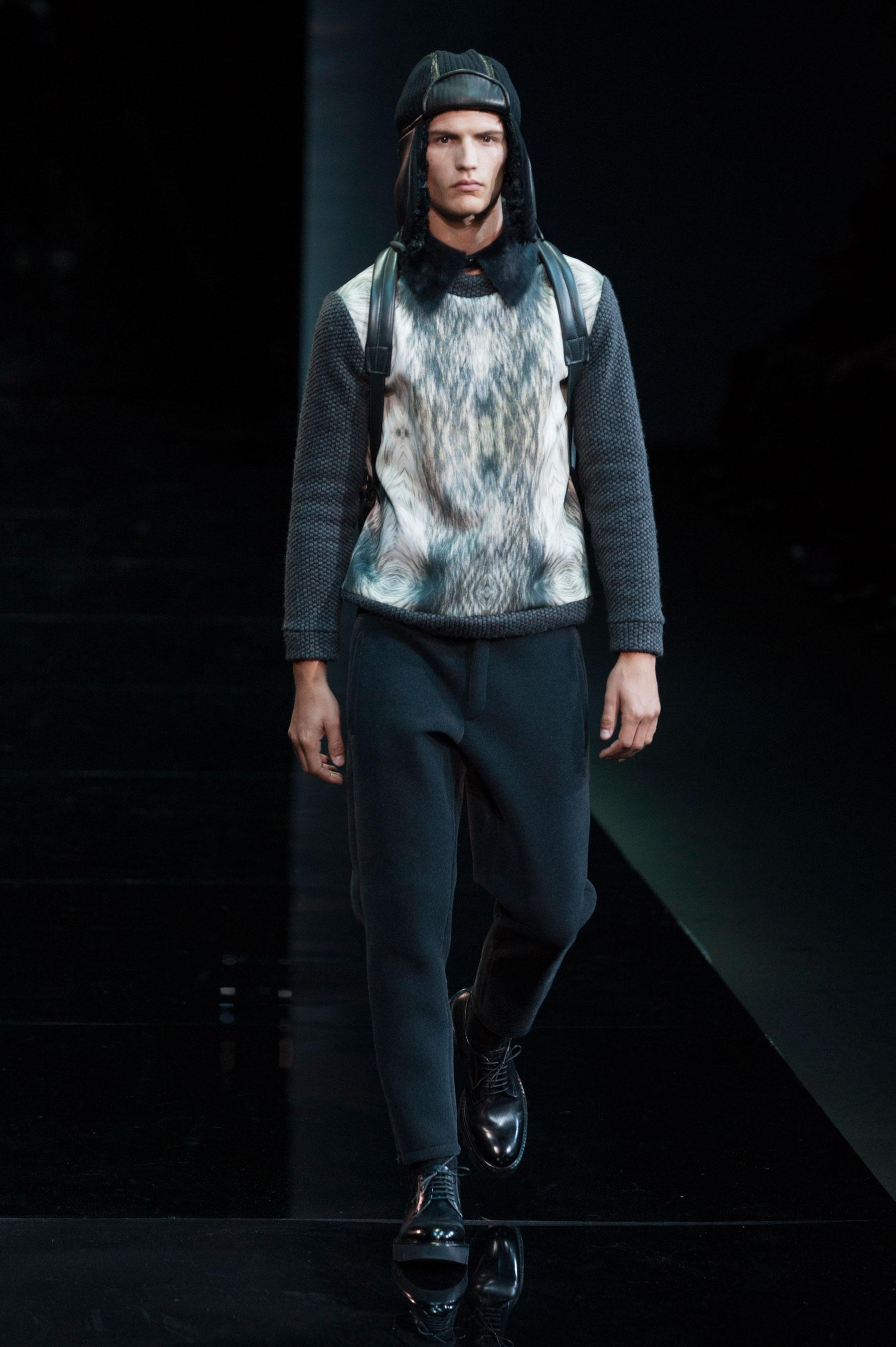 Défilé Emporio Armani Automne-hiver 2014-2015 Homme - Madame Figaro