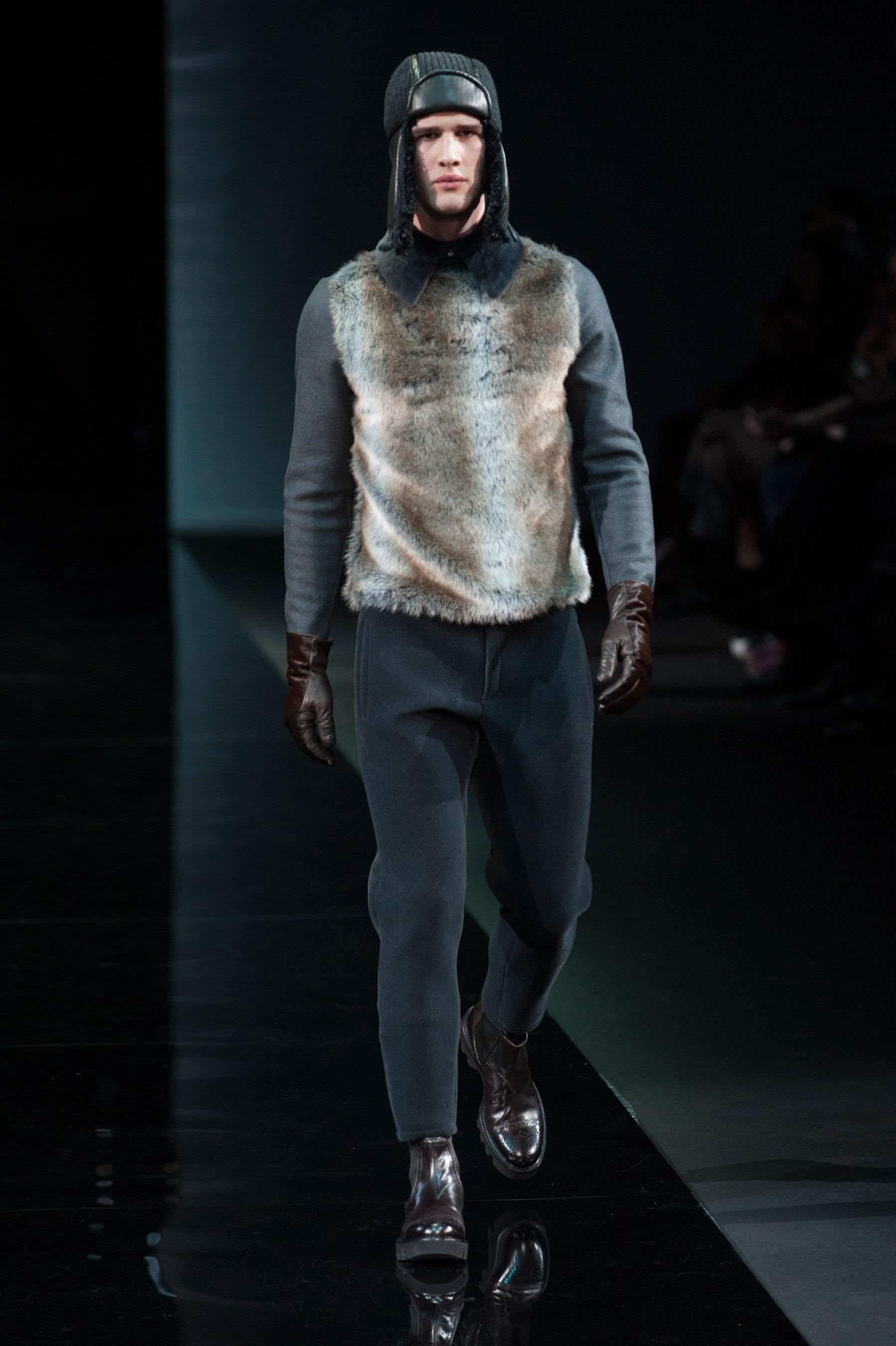 Défilé Emporio Armani Automne-hiver 2014-2015 Homme - Madame Figaro