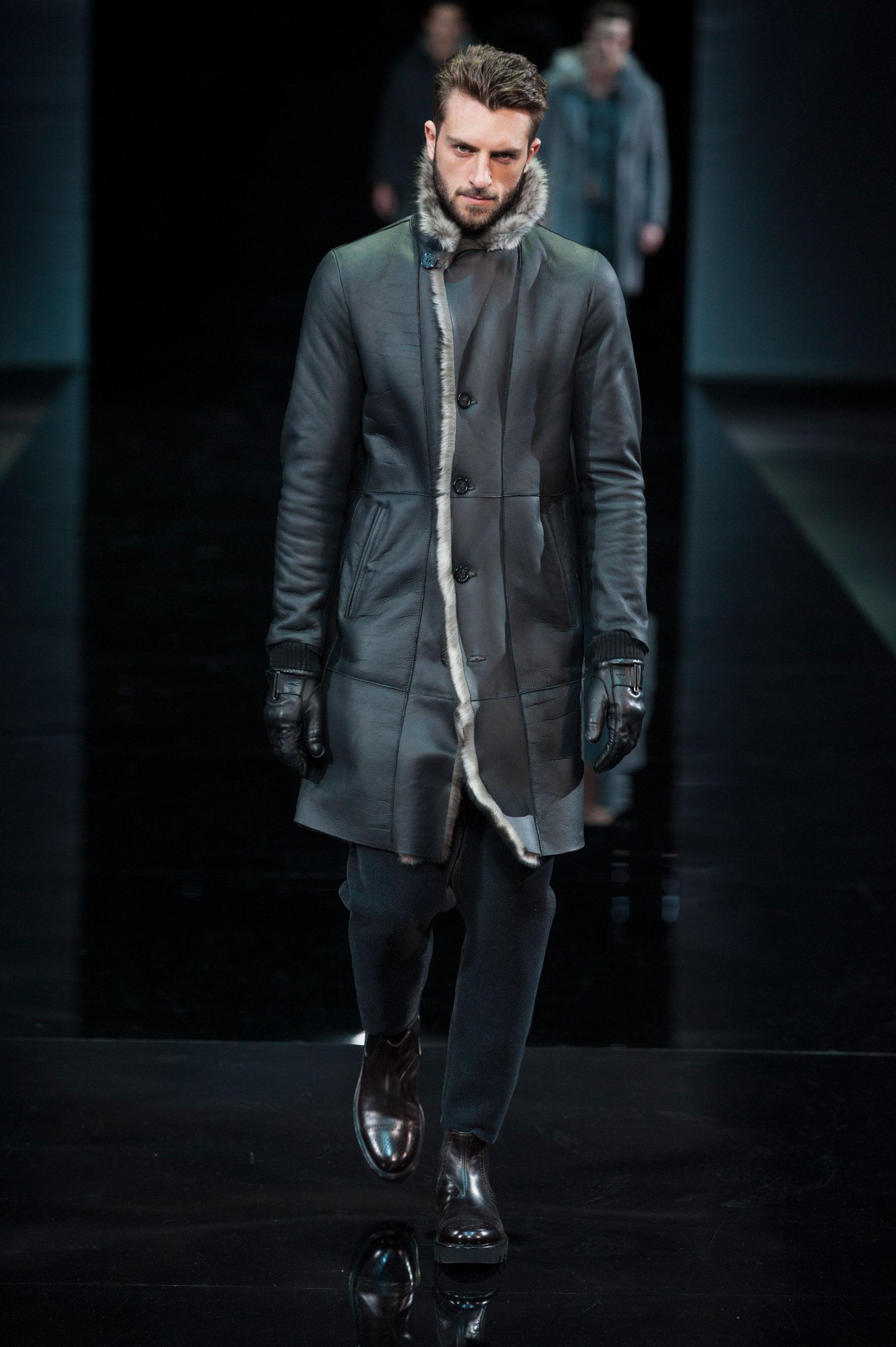 Défilé Emporio Armani Automne-hiver 2014-2015 Homme - Madame Figaro