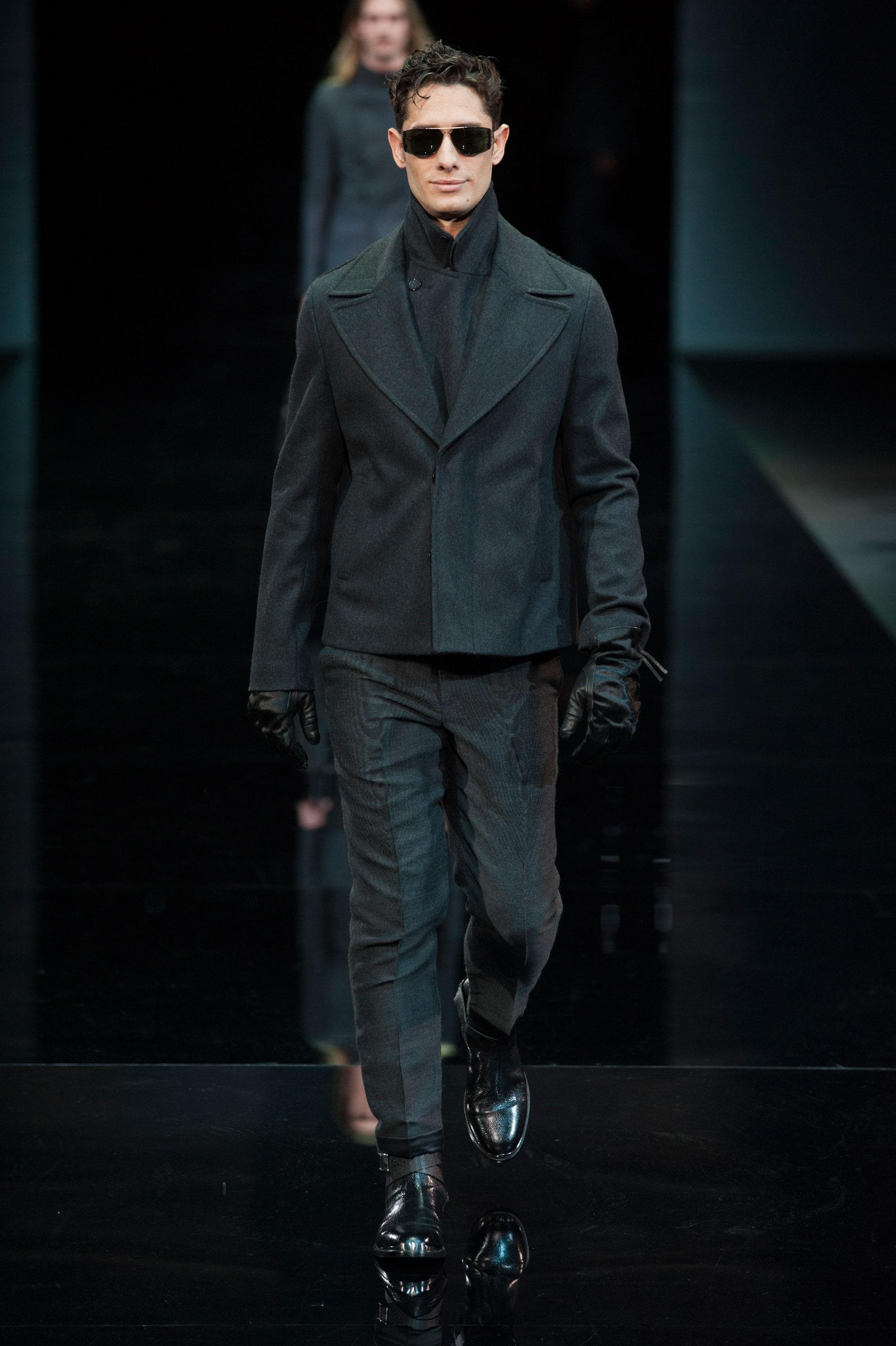 Défilé Emporio Armani Automne-hiver 2014-2015 Homme - Madame Figaro