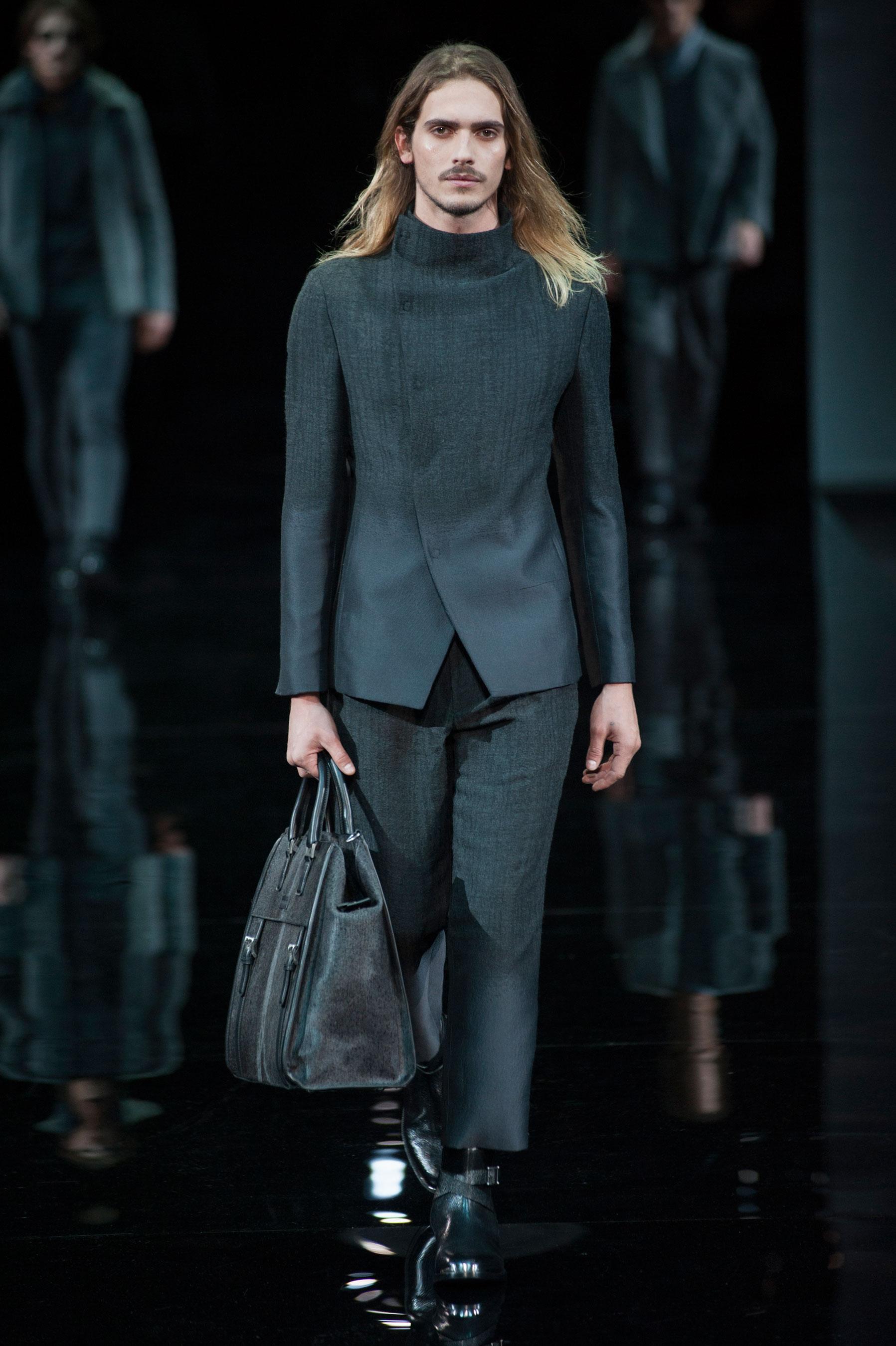 Défilé Emporio Armani Automne-hiver 2014-2015 Homme - Madame Figaro