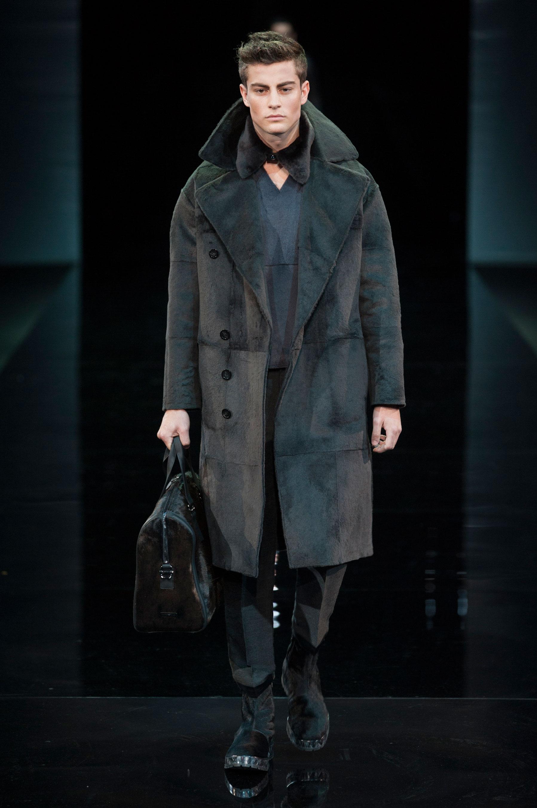 Défilé Emporio Armani Automne-hiver 2014-2015 Homme - Madame Figaro