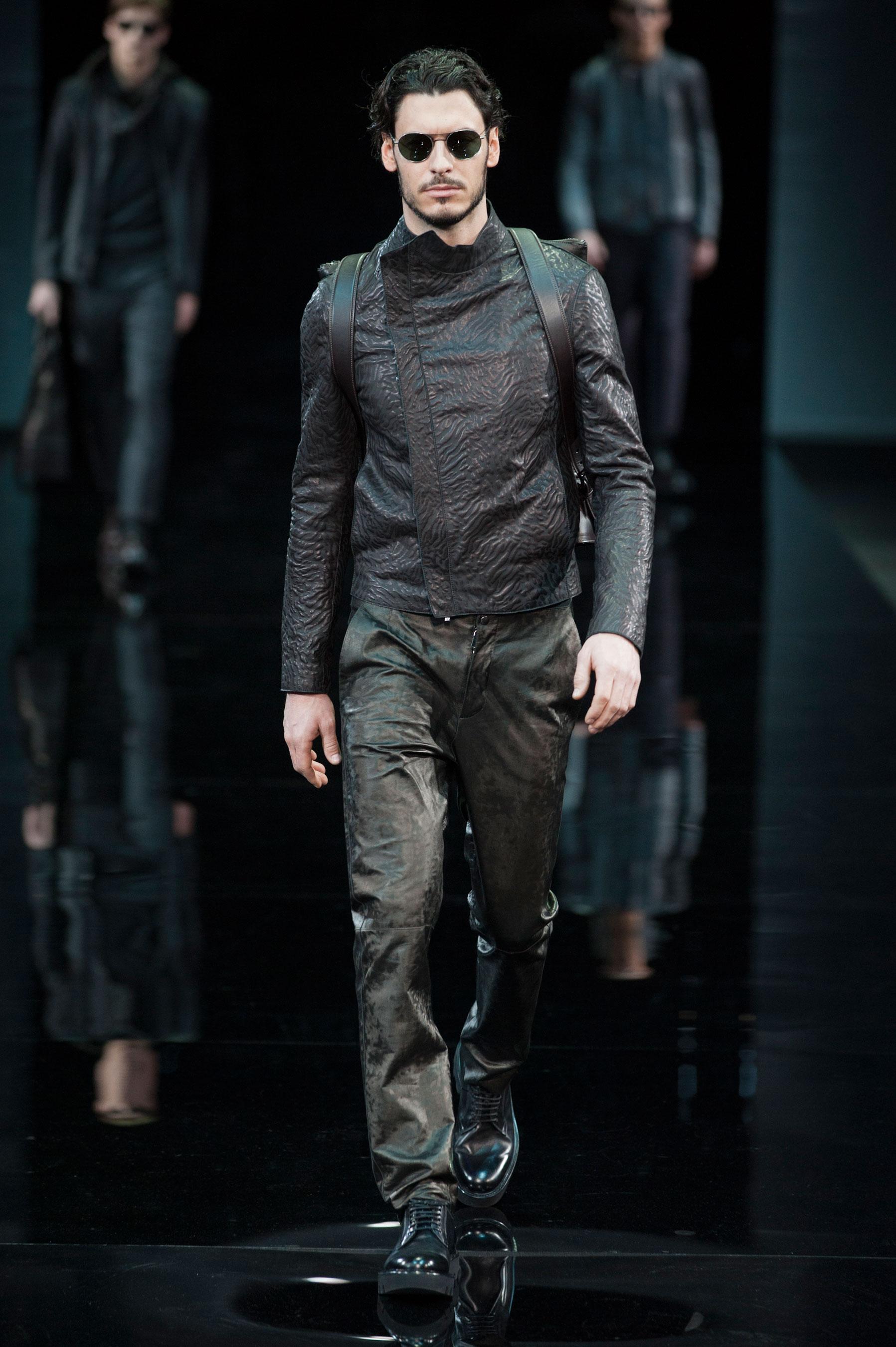 Défilé Emporio Armani Automne-hiver 2014-2015 Homme - Madame Figaro
