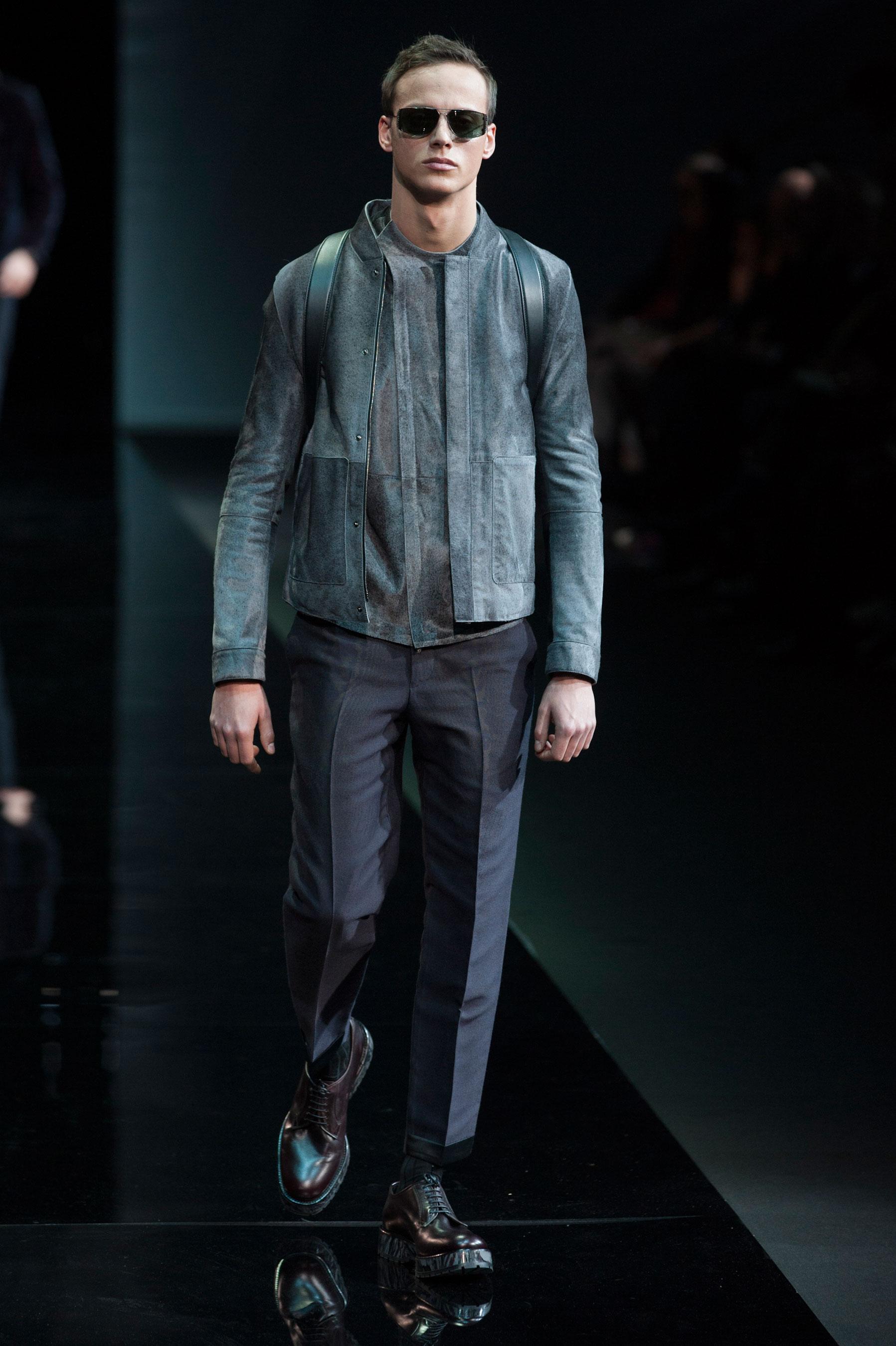 Défilé Emporio Armani Automne-hiver 2014-2015 Homme - Madame Figaro