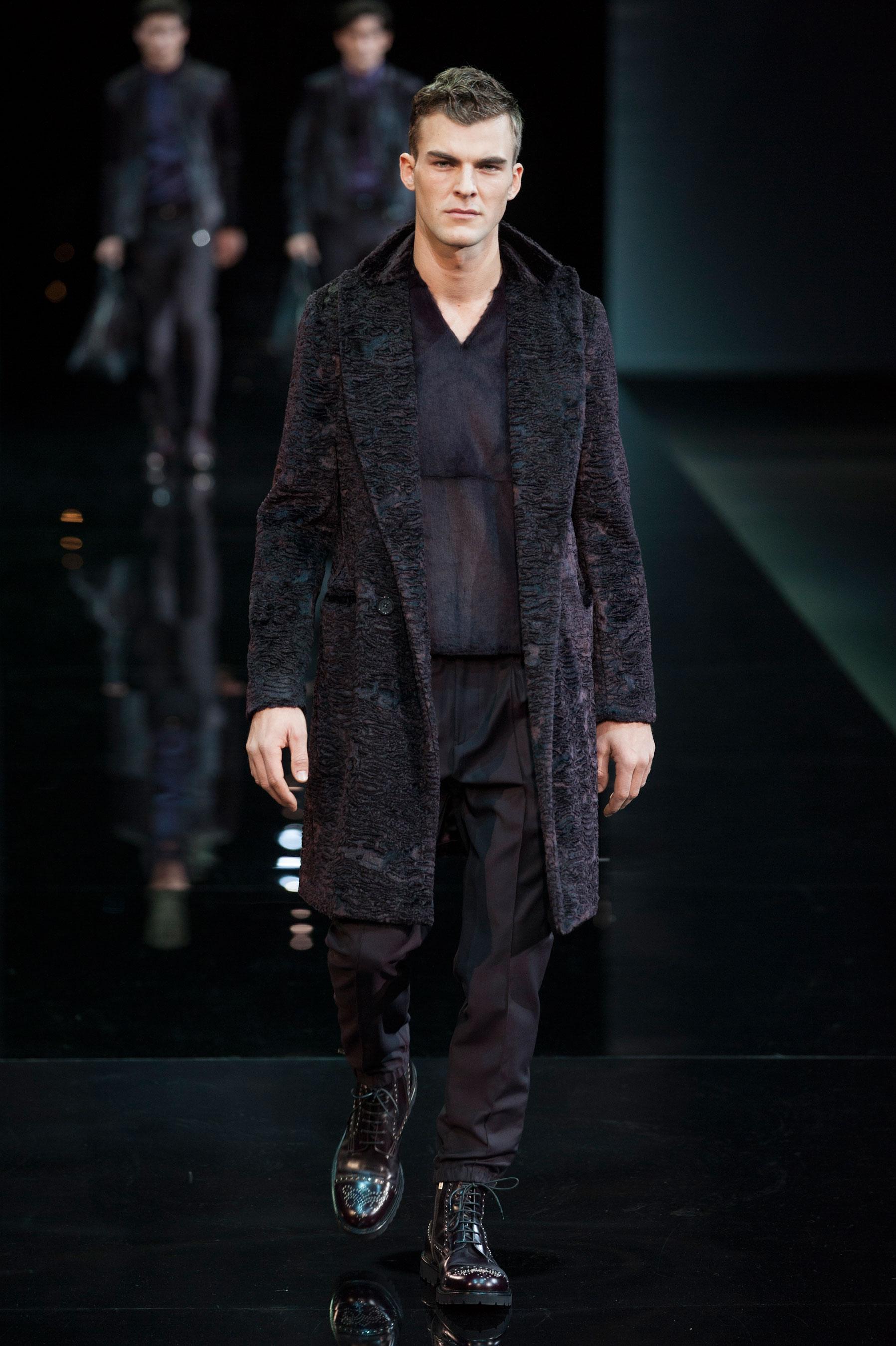 Défilé Emporio Armani Automne-hiver 2014-2015 Homme - Madame Figaro