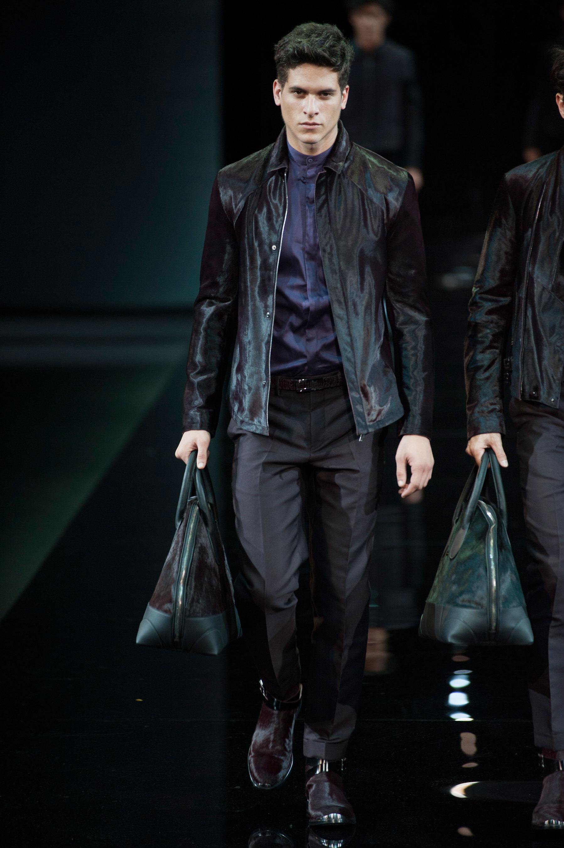 Défilé Emporio Armani Automne-hiver 2014-2015 Homme - Madame Figaro