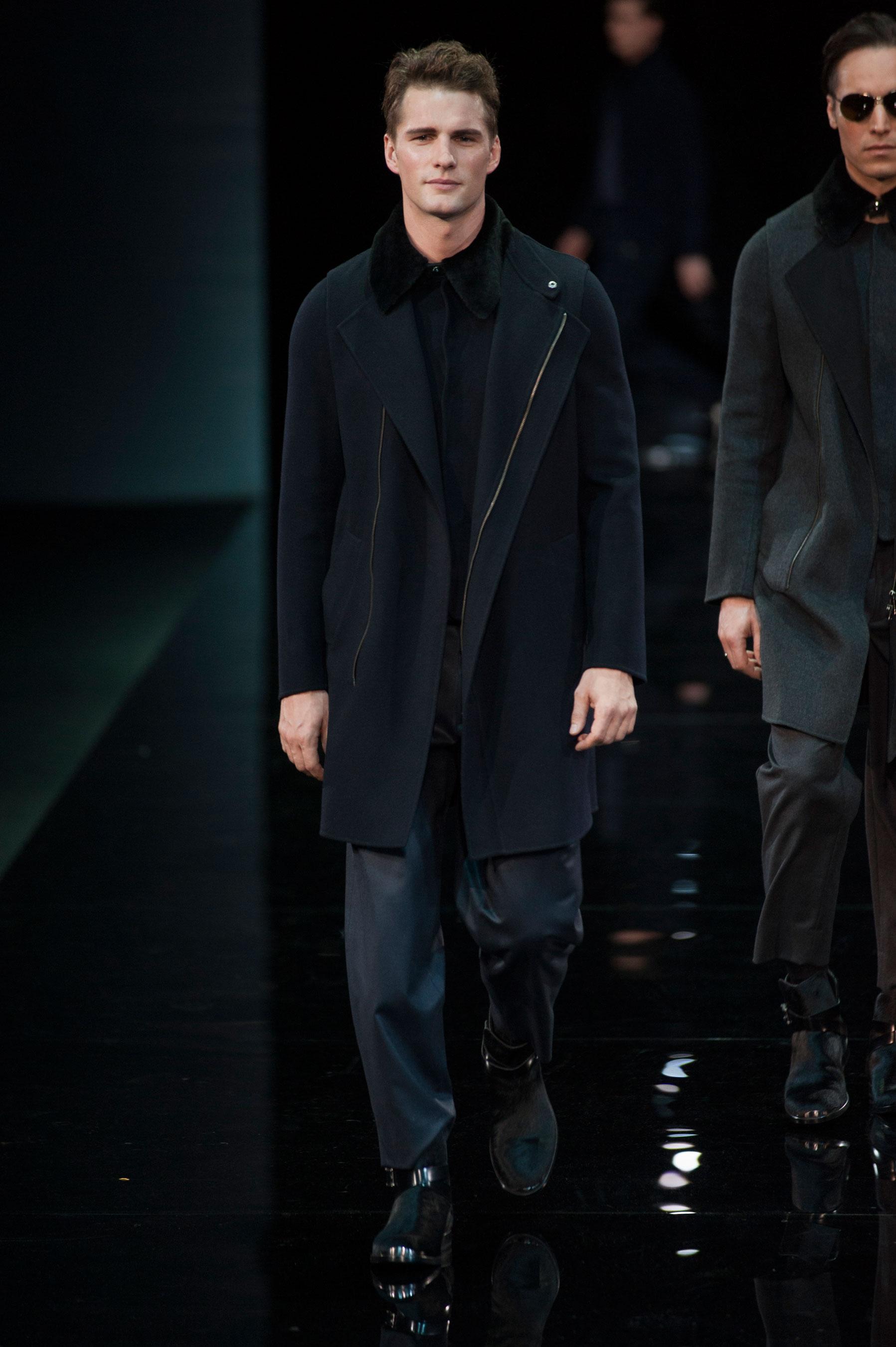 Défilé Emporio Armani Automne-hiver 2014-2015 Homme - Madame Figaro