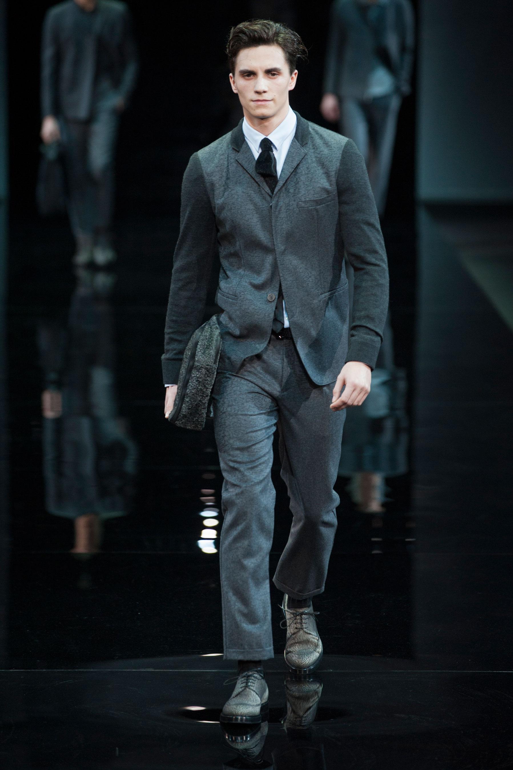 Défilé Emporio Armani Automne-hiver 2014-2015 Homme - Madame Figaro