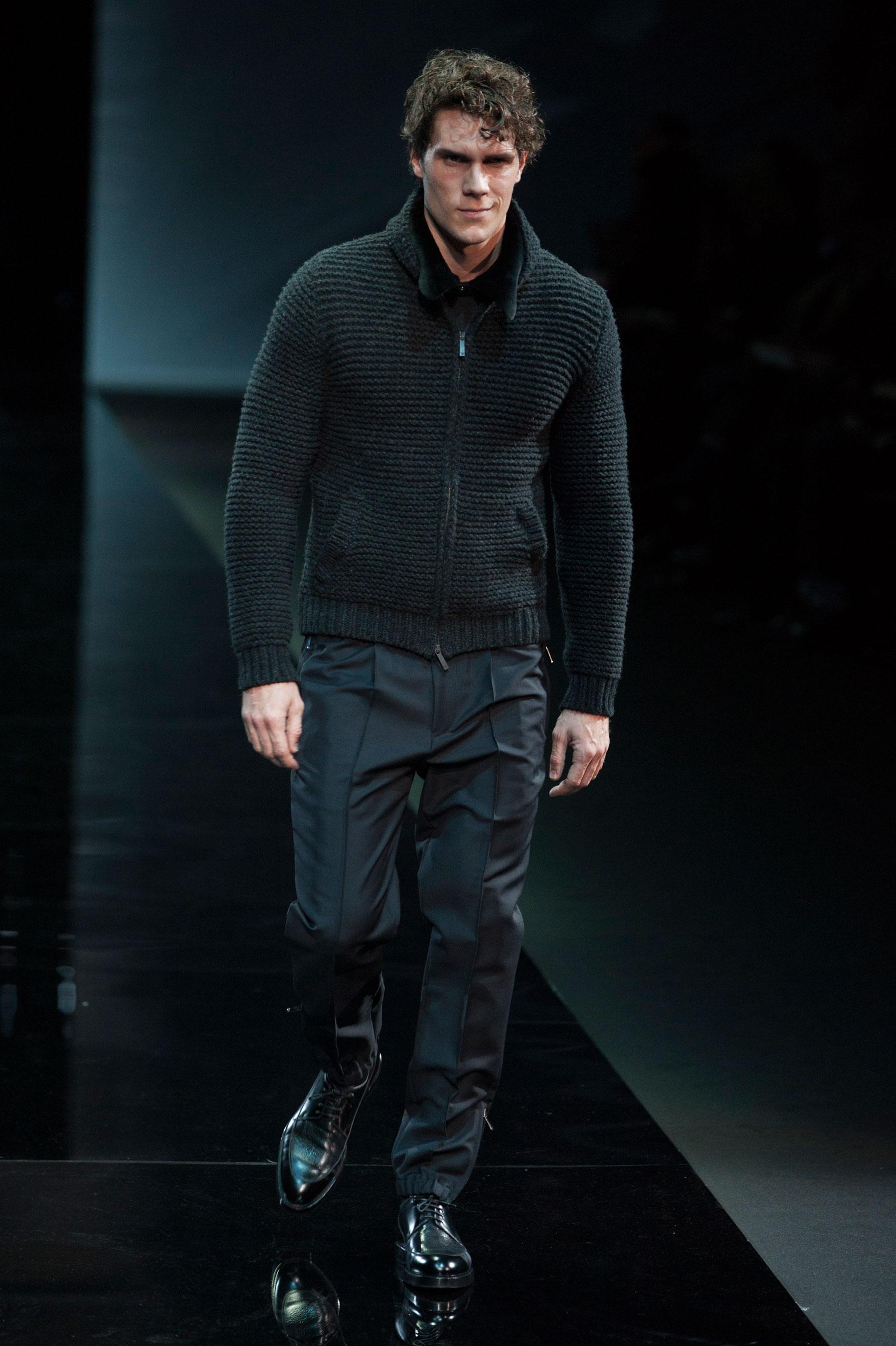 Défilé Emporio Armani Automne-hiver 2014-2015 Homme - Madame Figaro