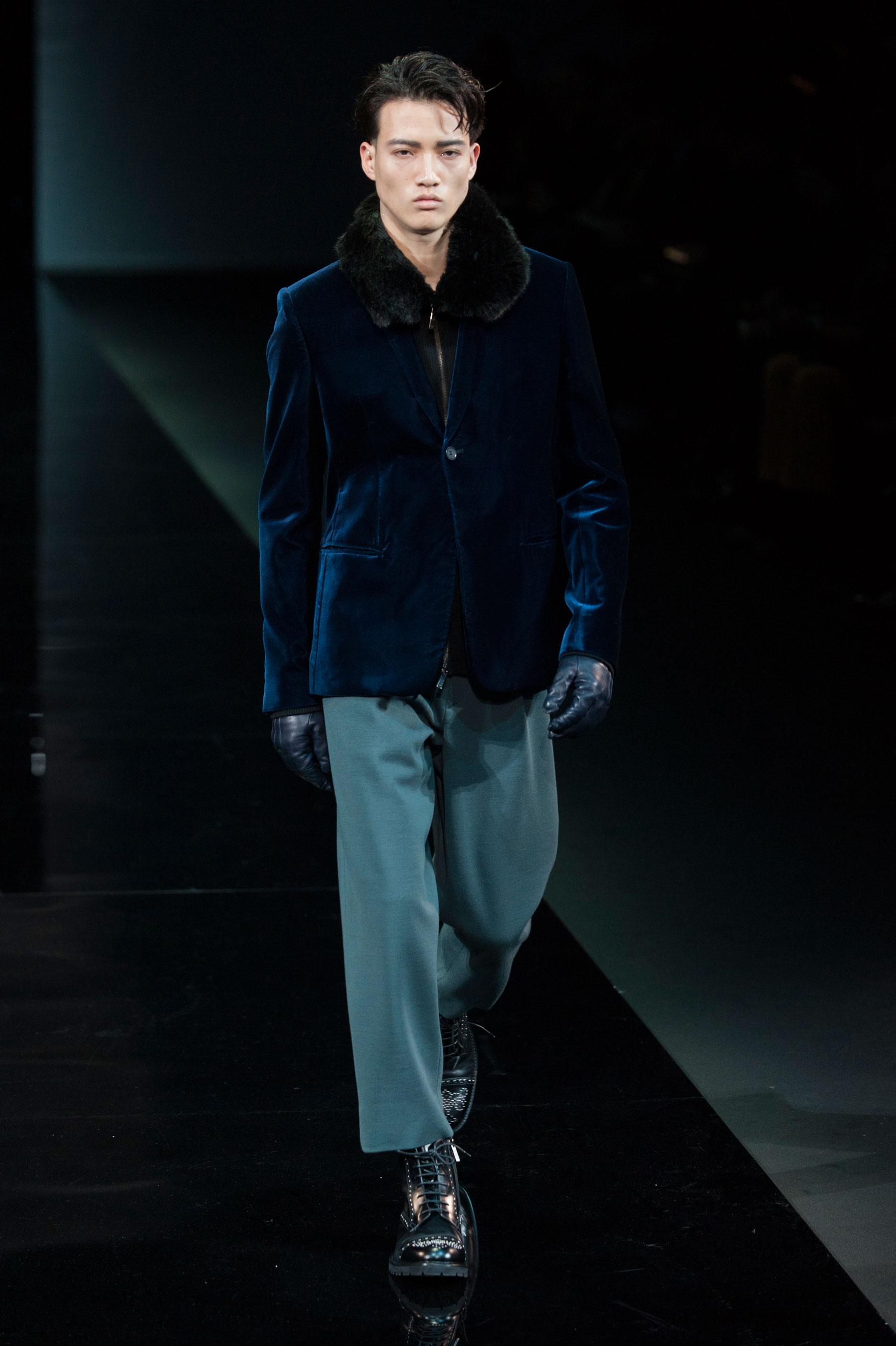 Défilé Emporio Armani Automne-hiver 2014-2015 Homme - Madame Figaro