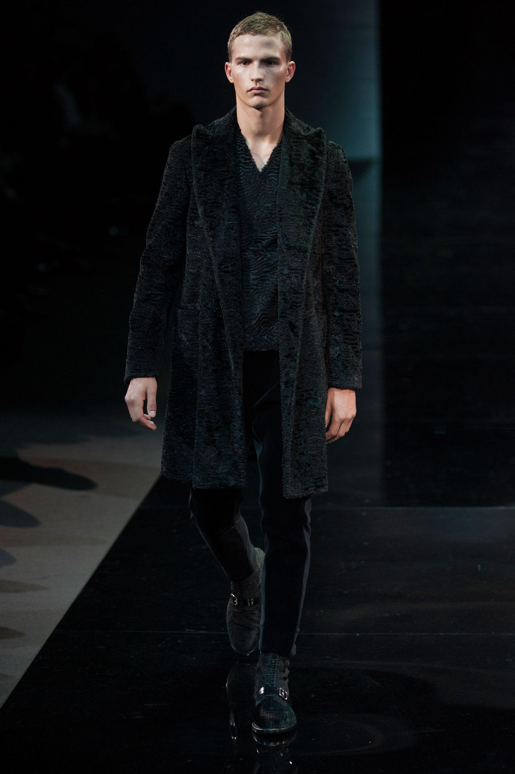 Défilé Emporio Armani Automne-hiver 2014-2015 Homme - Madame Figaro
