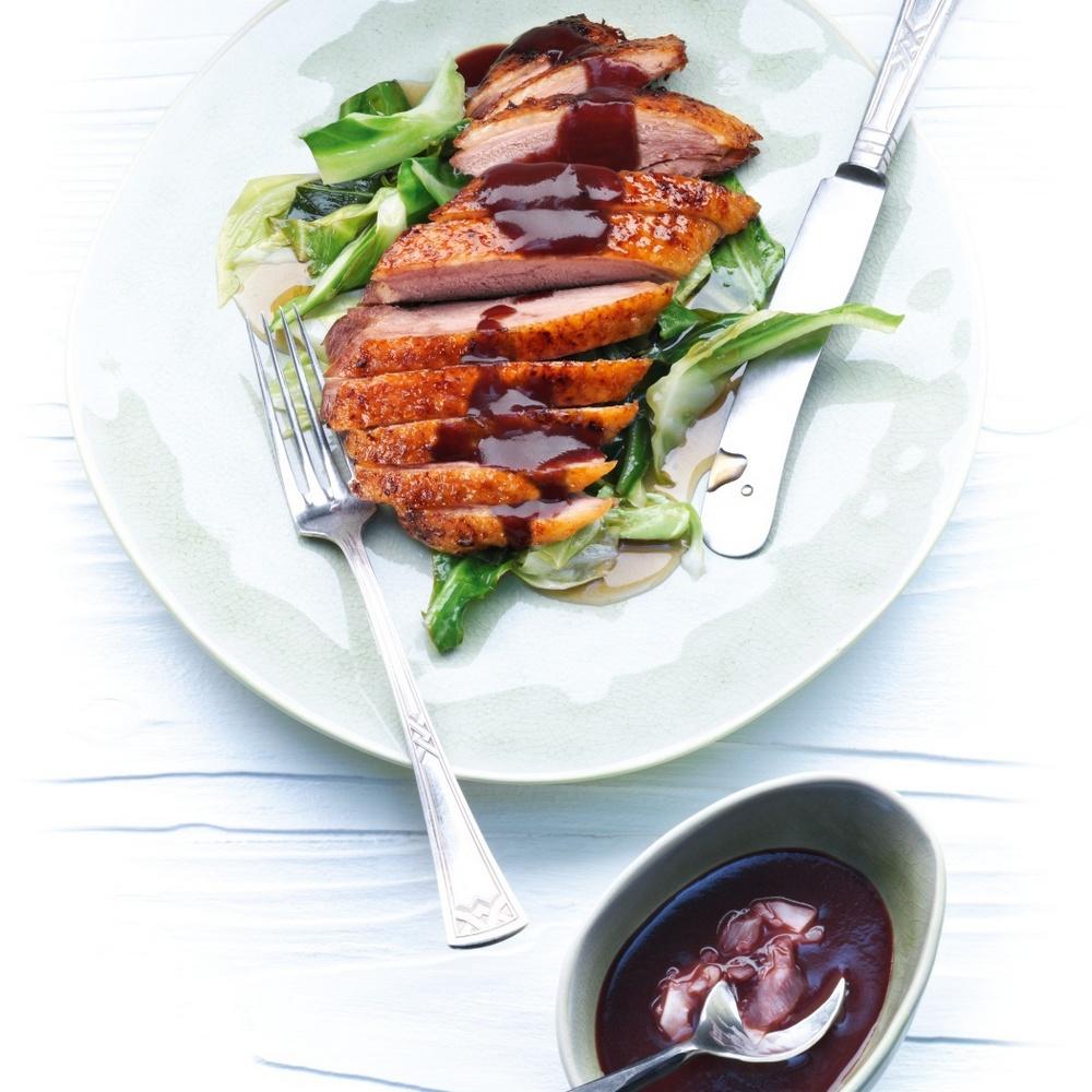 Recette canard entier au gingembre, chou caramélisé à l'orange ...