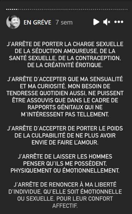Qu'est-ce que signifie la "grève de l'hétérosexualité" d'Olympe de G.