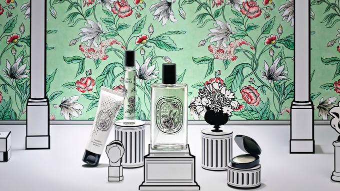 Antoinette Poisson habille la collection Rosa Mundi de Diptyque