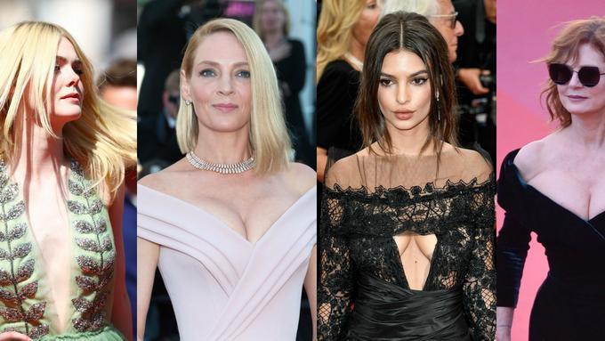 Uma Thurman, Emily Ratajkowski, Susan Sarandon... Les décolletés s ...