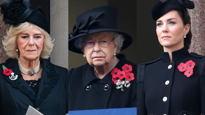 Elizabeth II, Kate et Camilla, un trio plus fort que jamais au balcon ...