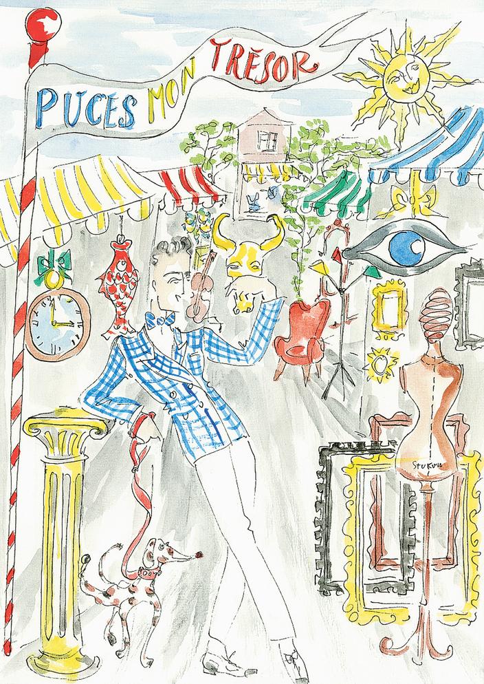 Les Puces de Saint-Ouen fêtent la rentrée. Parcours illustré