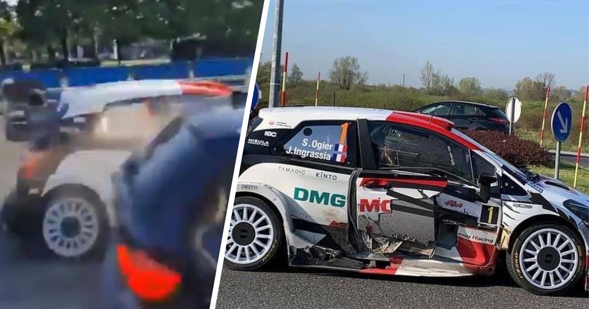 Rallye : Sébastien Ogier victime d'un incroyable accident de la route ...