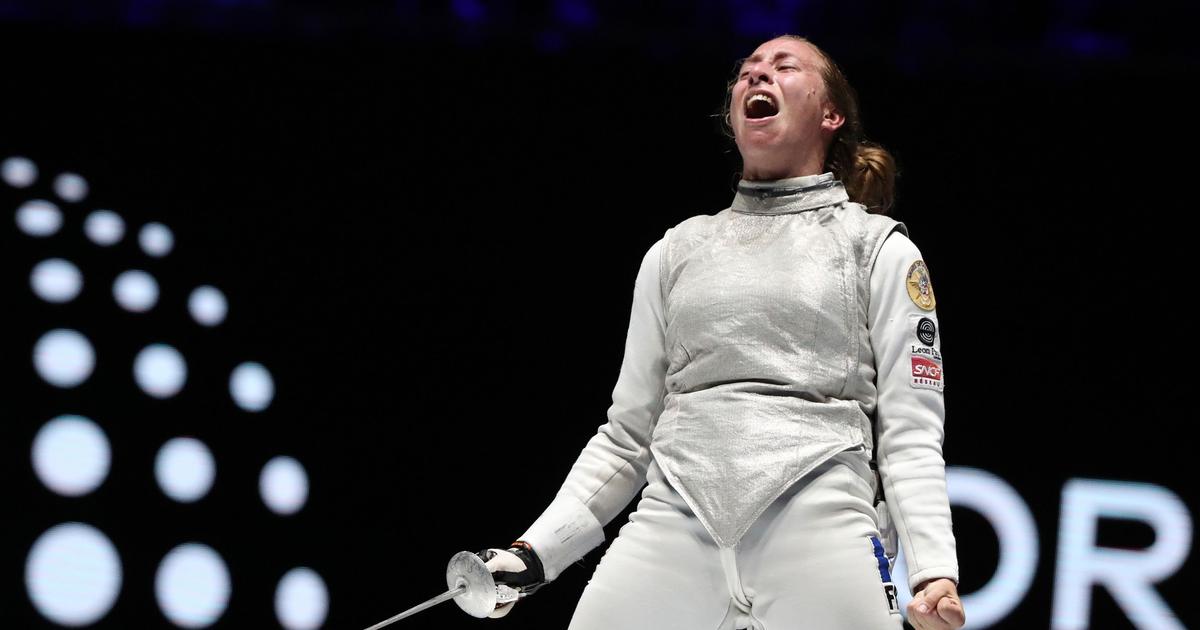Pauline Ranvier donne le sourire à l’escrime française